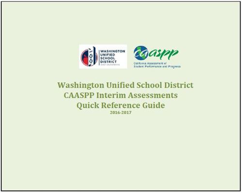 Washington Unified School District - CAASPP
